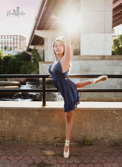 Urban Teen Ballet Portraits | Londonderry NH Dance Photographer